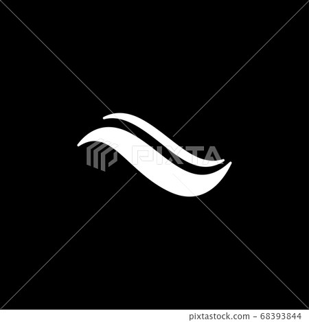 Air icon, symbol of wind energy. Vector sign - Stock Illustration ...
