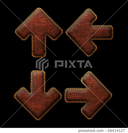 Set of symbols up, to down arrow and left,... - Stock Illustration ...