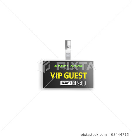 Blank Vip Pass Template