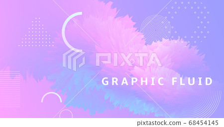 Pink Abstracts Design. Flow Gradient Pattern. - Stock Illustration ...