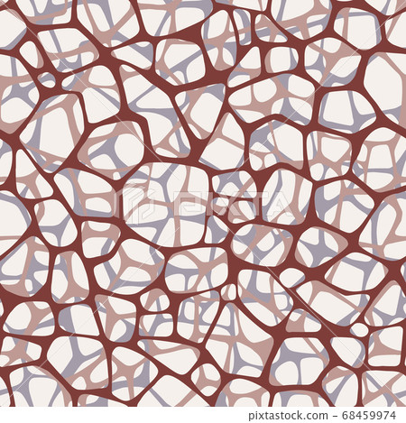 Abstract shapes seamless pattern. - Stock Illustration [68459974] - PIXTA