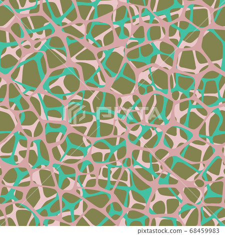 Abstract shapes seamless pattern. - Stock Illustration [68459983] - PIXTA