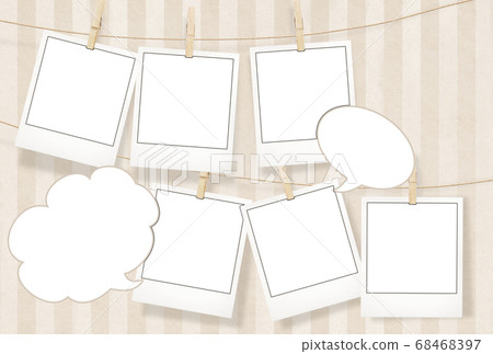 Simple Photo Frame New Year Card-Multiple... - Stock Illustration ...