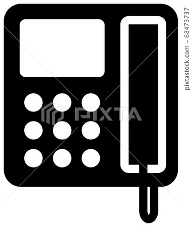 Telephone/Fixed telephone/Furniture/Home... - Stock Illustration ...