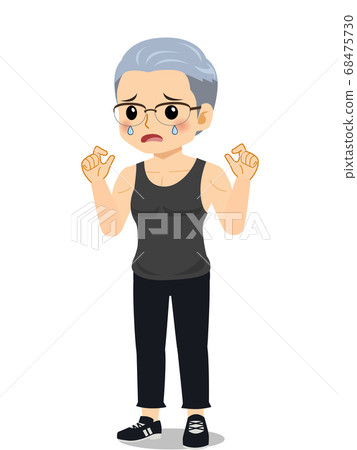 macho, cry, crying - Stock Illustration [68475730] - PIXTA