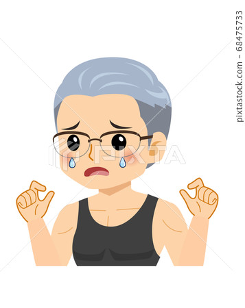 exercise, cry, crying - Stock Illustration [68475733] - PIXTA