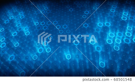 Hexagon design of future technology digital - Stock Illustration ...