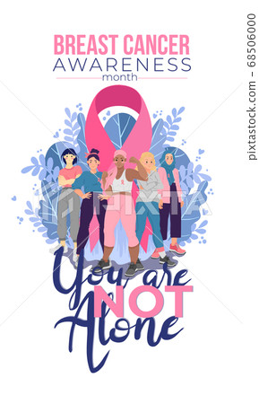 Breast cancer awareness month. Concept of...-插圖素材 [68506000] - PIXTA圖庫
