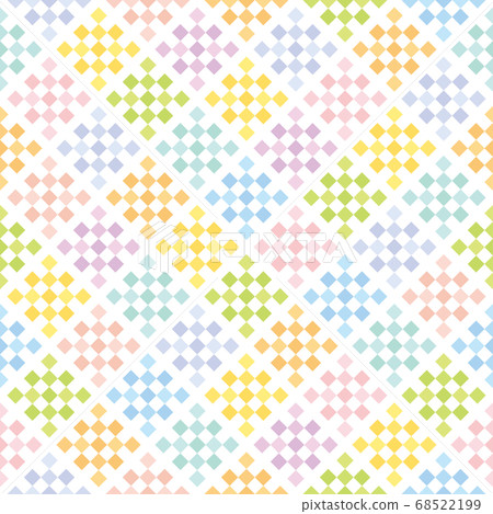 Ichimatsu traditional pattern colorful background - Stock Illustration ...