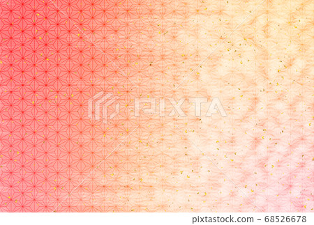 Autumn Japanese pattern watercolor background - Stock Illustration ...