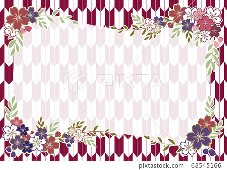 Akaya Kasuri message card transparent - Stock Illustration [68545166 ...