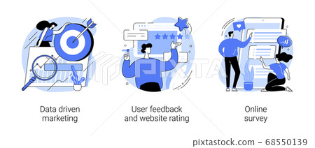 Customer behavior analysis abstract concept... - Stock Illustration ...