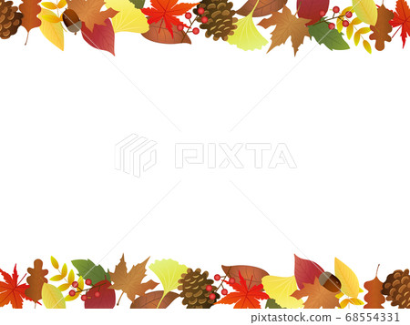 Fashionable autumn frame message card - Stock Illustration [68554331 ...