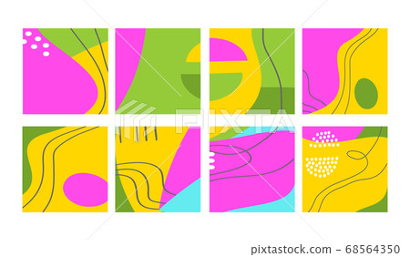 Set of fun hand drawn shapes doodle vector - Stock Illustration ...