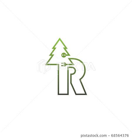 Letter tree Logo, Concept Letter + icon tree - Stock Illustration ...
