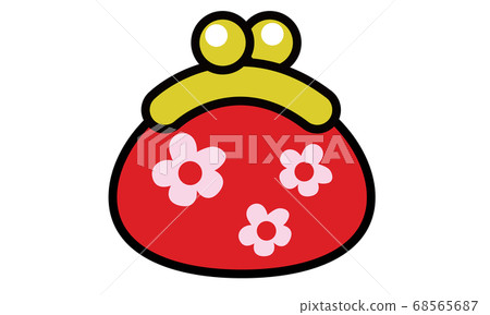 Japanese red purse - Stock Illustration [68565687] - PIXTA