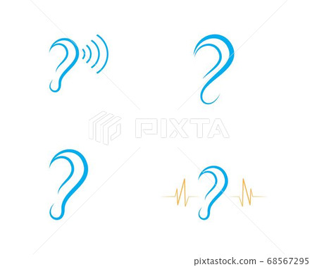 Hearing Logo Template - Stock Illustration [68567295] - PIXTA