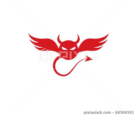Devil logo vector-插圖素材 [68569393] - PIXTA圖庫