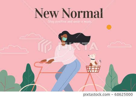 New normal concept illustration-插圖素材 [68625000] - PIXTA圖庫