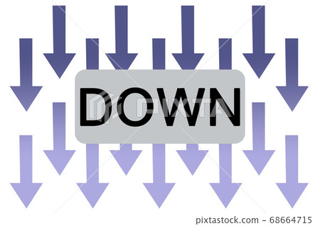 down - Stock Illustration [68664715] - PIXTA