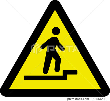 Pictogram of attention to ups and downs - Stock Illustration [68666410 ...