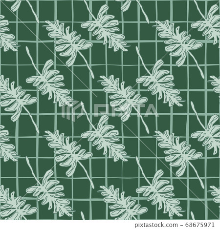 Grey branch silhouettes seamless diagonal pattern. - Stock Illustration ...