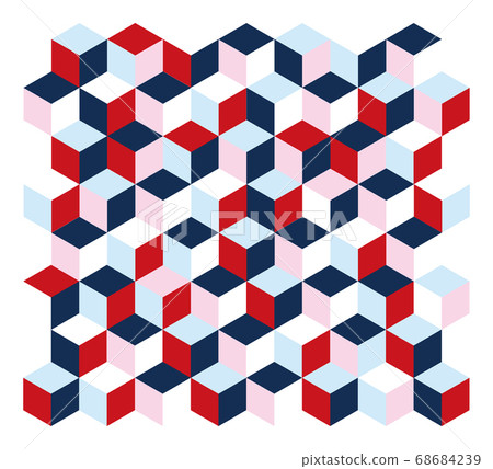 Background material geometric pattern block - Stock Illustration ...