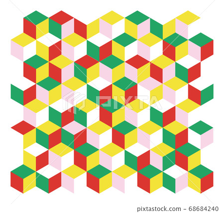 Background material geometric pattern block - Stock Illustration ...