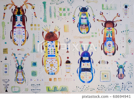 Fancy bug - Stock Illustration [68694941] - PIXTA
