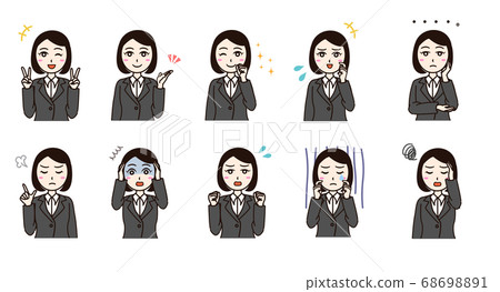 business, career woman, vector - Stock Illustration [68698891] - PIXTA