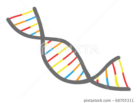 Simple DNA illustration - Stock Illustration [68705311] - PIXTA