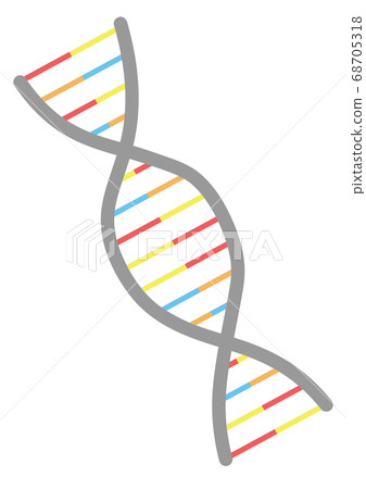 Simple DNA illustration - Stock Illustration [68705318] - PIXTA