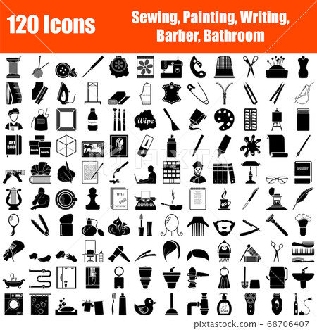 Set of 120 Icons - Stock Illustration [68706407] - PIXTA