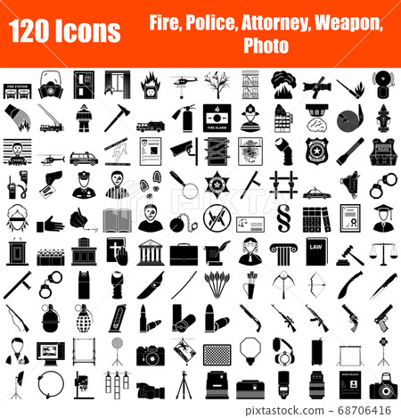Set of 120 Icons - Stock Illustration [68706416] - PIXTA