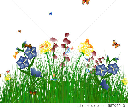 sun meadow - Stock Illustration [68706640] - PIXTA