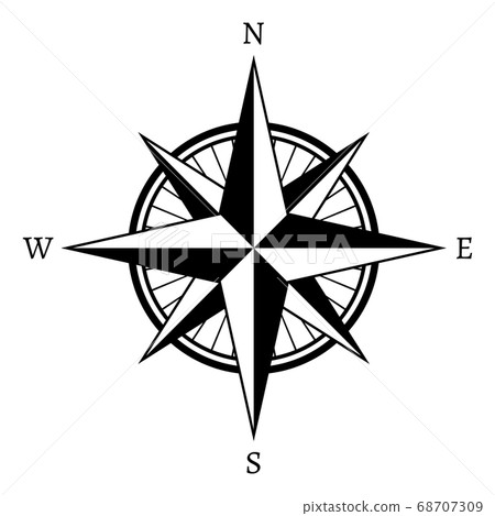 Orientation mark silhouette _ icon illustration... - Stock Illustration ...