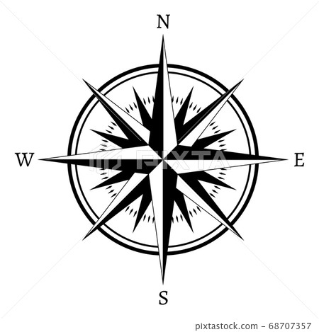 Orientation mark silhouette _ icon illustration... - Stock Illustration ...