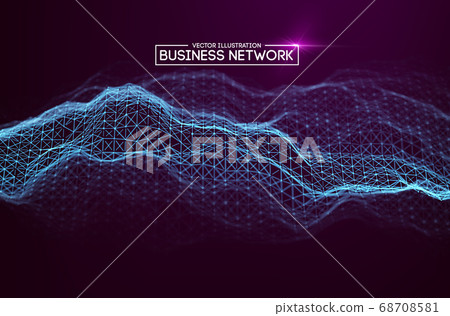Business network technology. Internet growth... - Stock Illustration ...