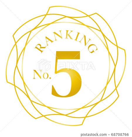 5th in the ranking - Stock Illustration [68708766] - PIXTA