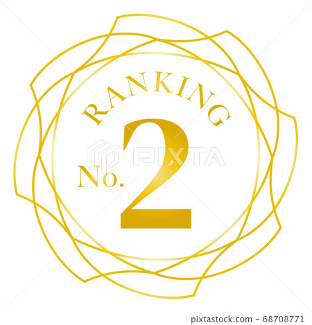 2nd in the ranking - Stock Illustration [68708771] - PIXTA