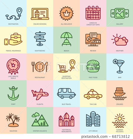 Simple icon set icon - Stock Illustration [68713812] - PIXTA