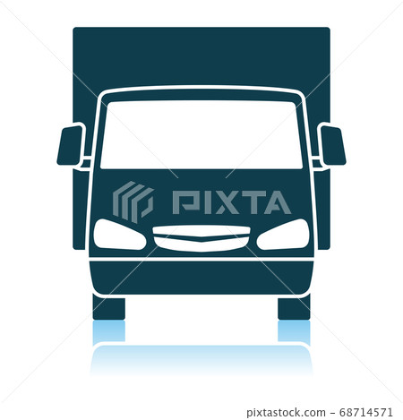 Van Truck Icon Front View - Stock Illustration [68714571] - PIXTA