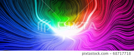 Abstract vortex with glowing rainbow colors - Stock Illustration ...
