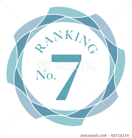 7th in the ranking - Stock Illustration [68718314] - PIXTA