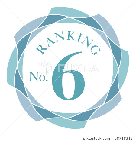 6th in the ranking - Stock Illustration [68718315] - PIXTA