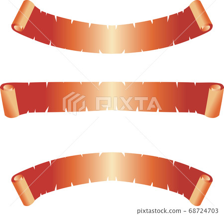 Halloween pumpkin color autumn Gothic ribbon... - Stock Illustration ...