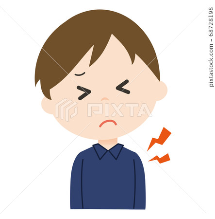 Male unwell - Stock Illustration [68728198] - PIXTA