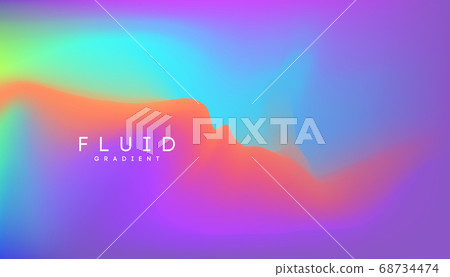 Digital gradient background. Shape holographic... - Stock Illustration ...