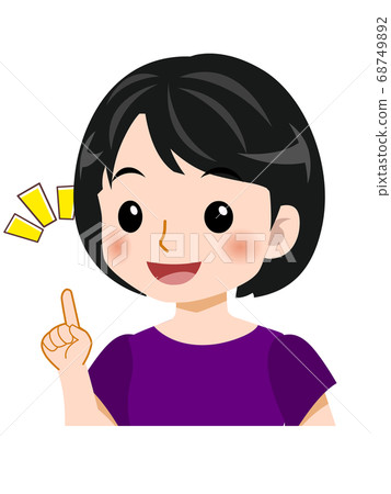 pointing, point, key point - Stock Illustration [68749892] - PIXTA