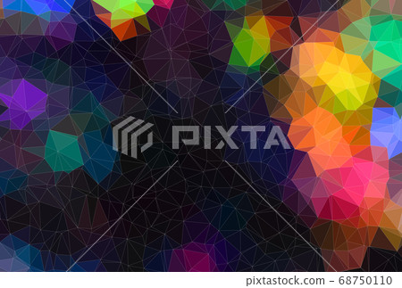 Polygon background material - Stock Illustration [68750110] - PIXTA